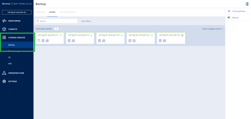 Acronis Storage Gateway Install Guide – Wiki CloudEvo – Acronis Cyber ...